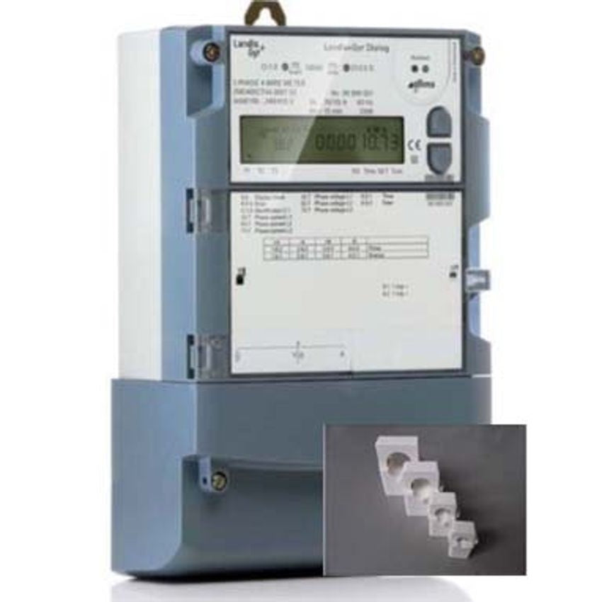 Landis L&G 3-ph generation meter ZMD410 200A (1 pulse/kWh) with Current ...